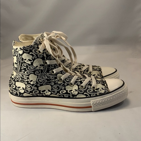 Converse | Shoes | Rare Nib Converse All Star Skull Shoes | Poshmark